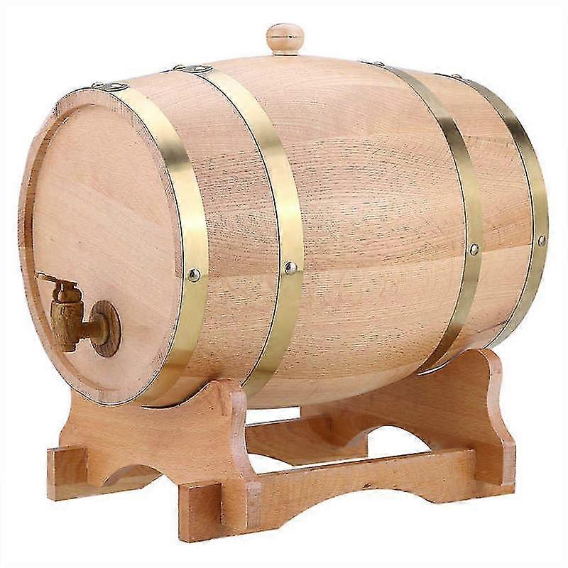 10l Vintage Wood Oak Timber Cask Dispenser För Whisky Bourbon Tequila ...