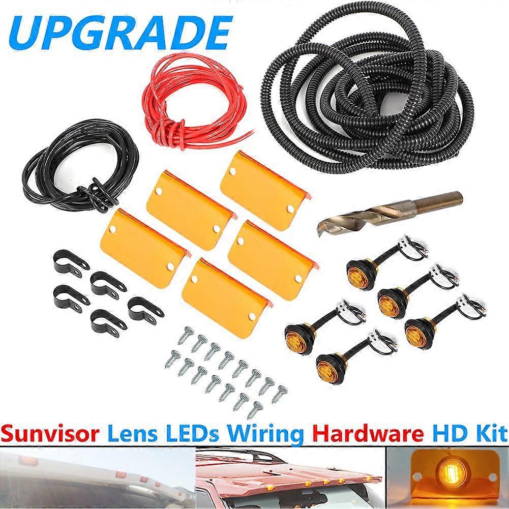 For Lund LED Upgrade Kit Includes New Lens Lenses + LEDs + Wiring ...