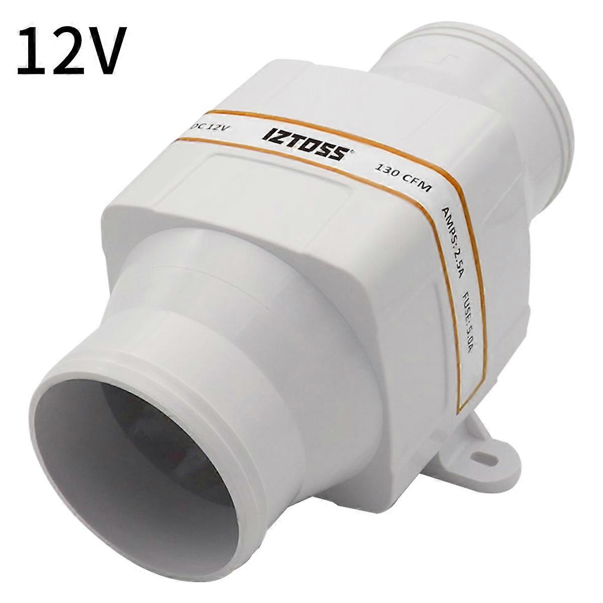 12V Boat Blower 4 Inch 270 CFM In-Line Marine Bilge Engine Galley Boat ...