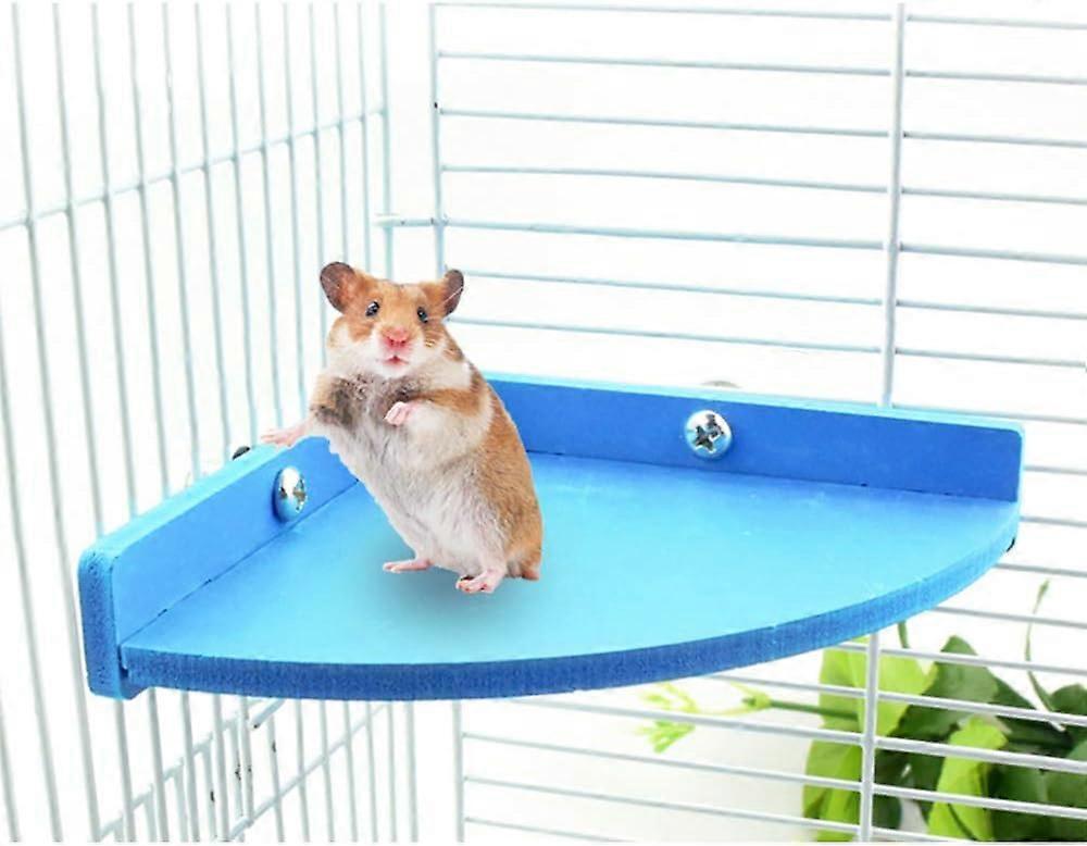 Hamster Platfrom, Fan-shaped Hamster Cage Accessories Rest and Play ...