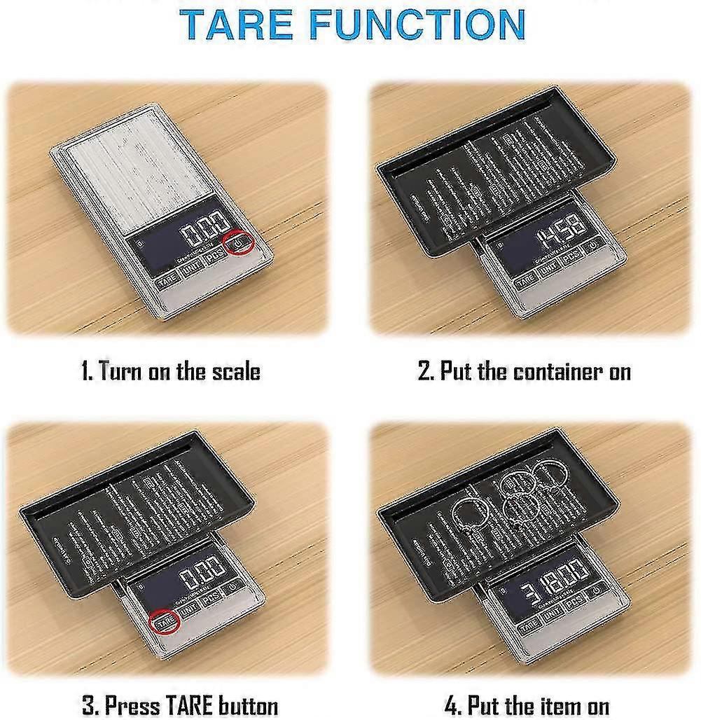 500g X 0.01g Precision Scale Pocket Scale Kitchen Scale, 0.01g Precision Scale | Fruugo PT