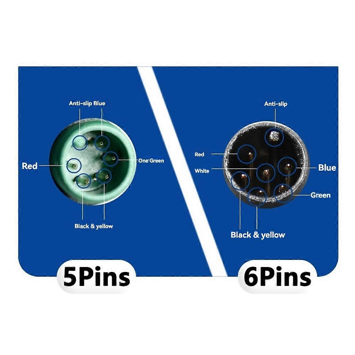 EN06 LCD Bike Display Meter Speedmeter with Light Connector 6pin ...