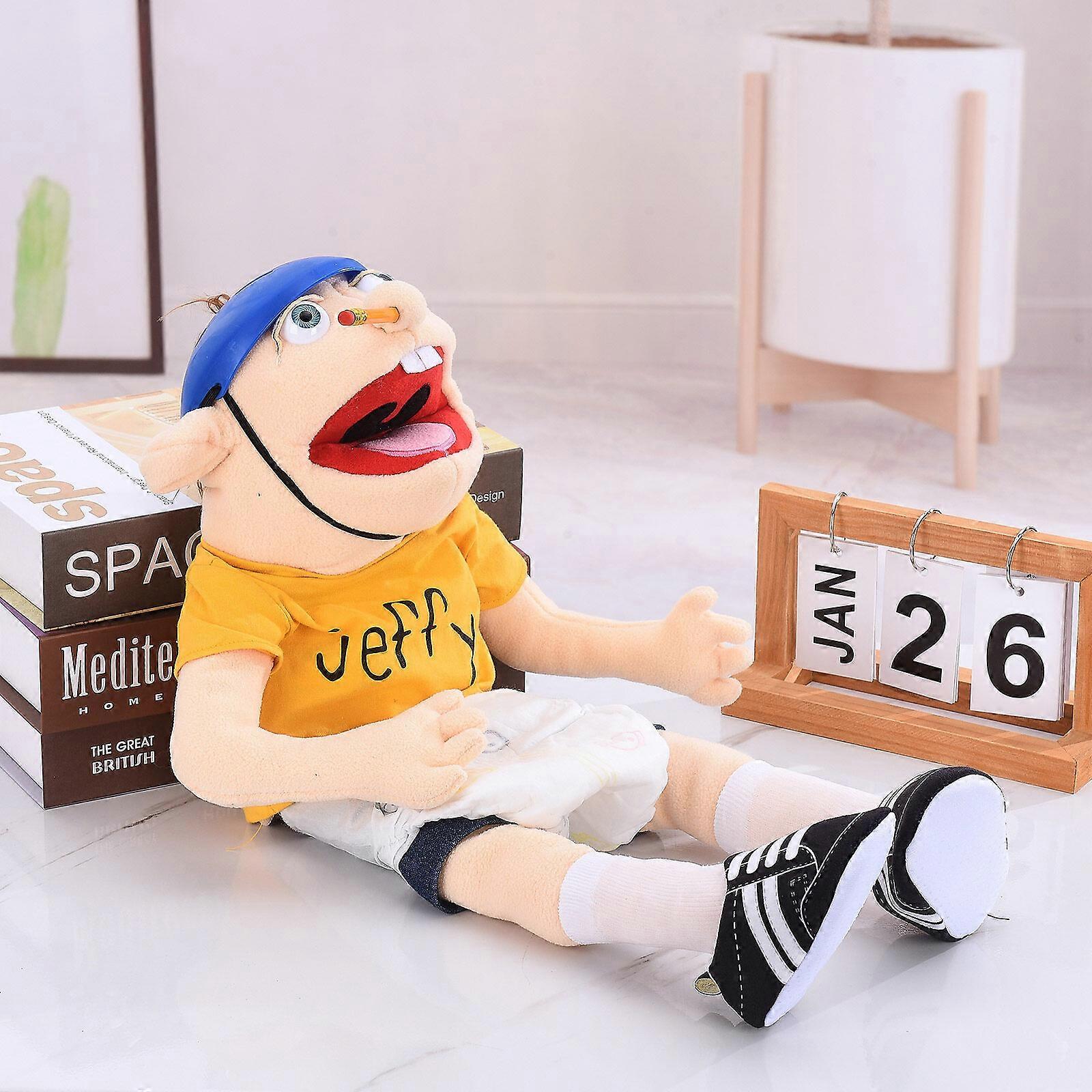New Jeffy Puppet Jeffy Hand Puppet Plush Toy Stuffed Doll Kid Birthday ...
