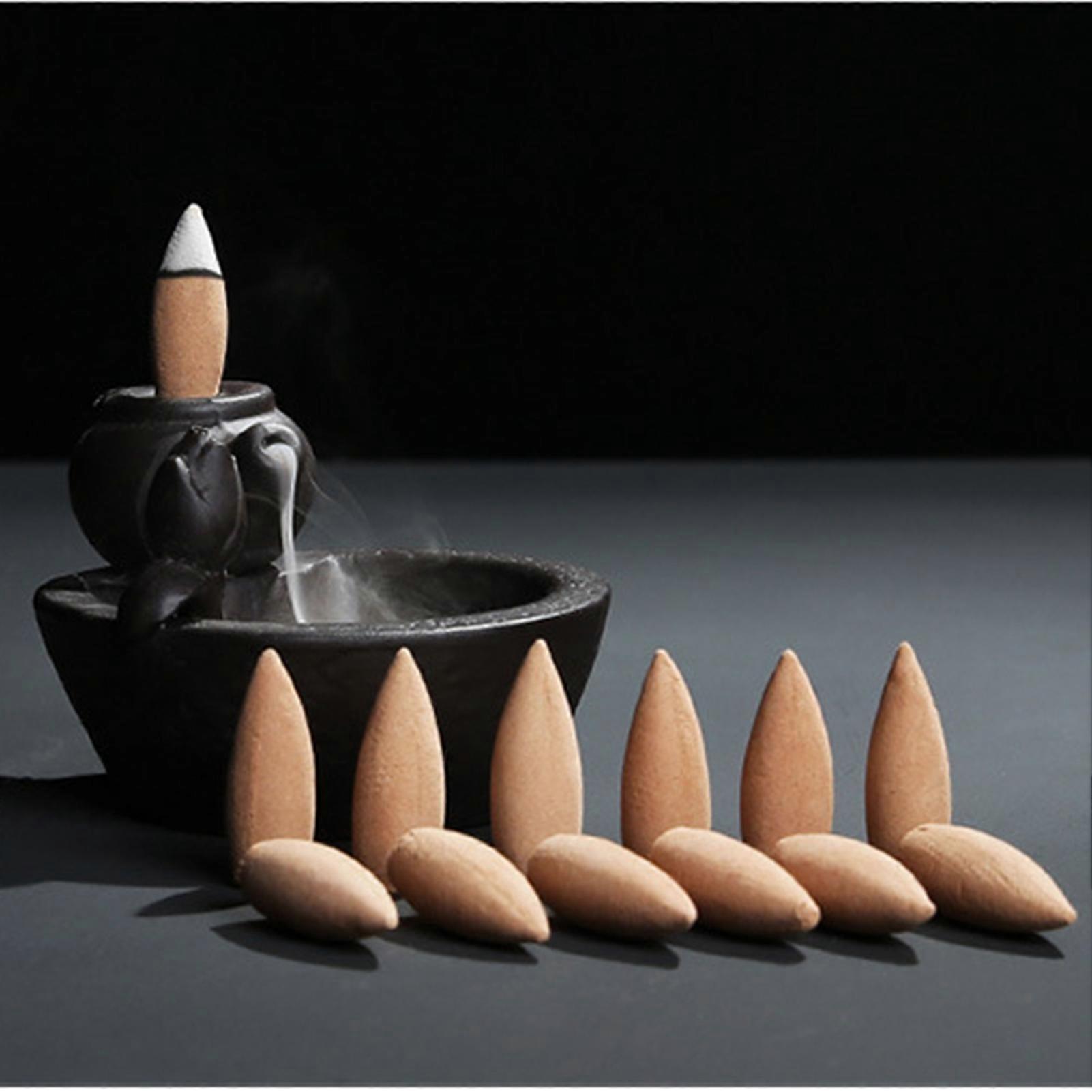 Backflow Sinking Incense Cones Creating a Relaxed Peaceful Pleasant ...