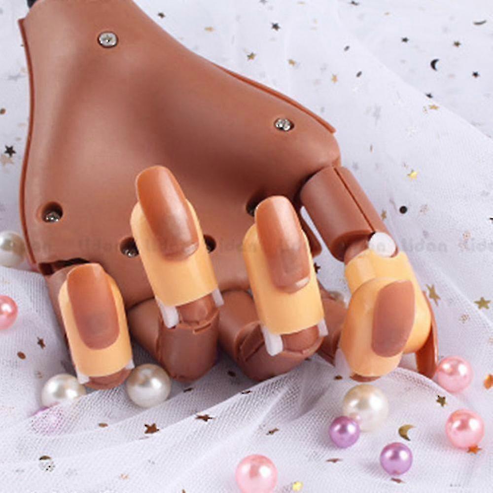 Nail Trainning Practice Hand Nail Display Manicure Supply - Flexible ...