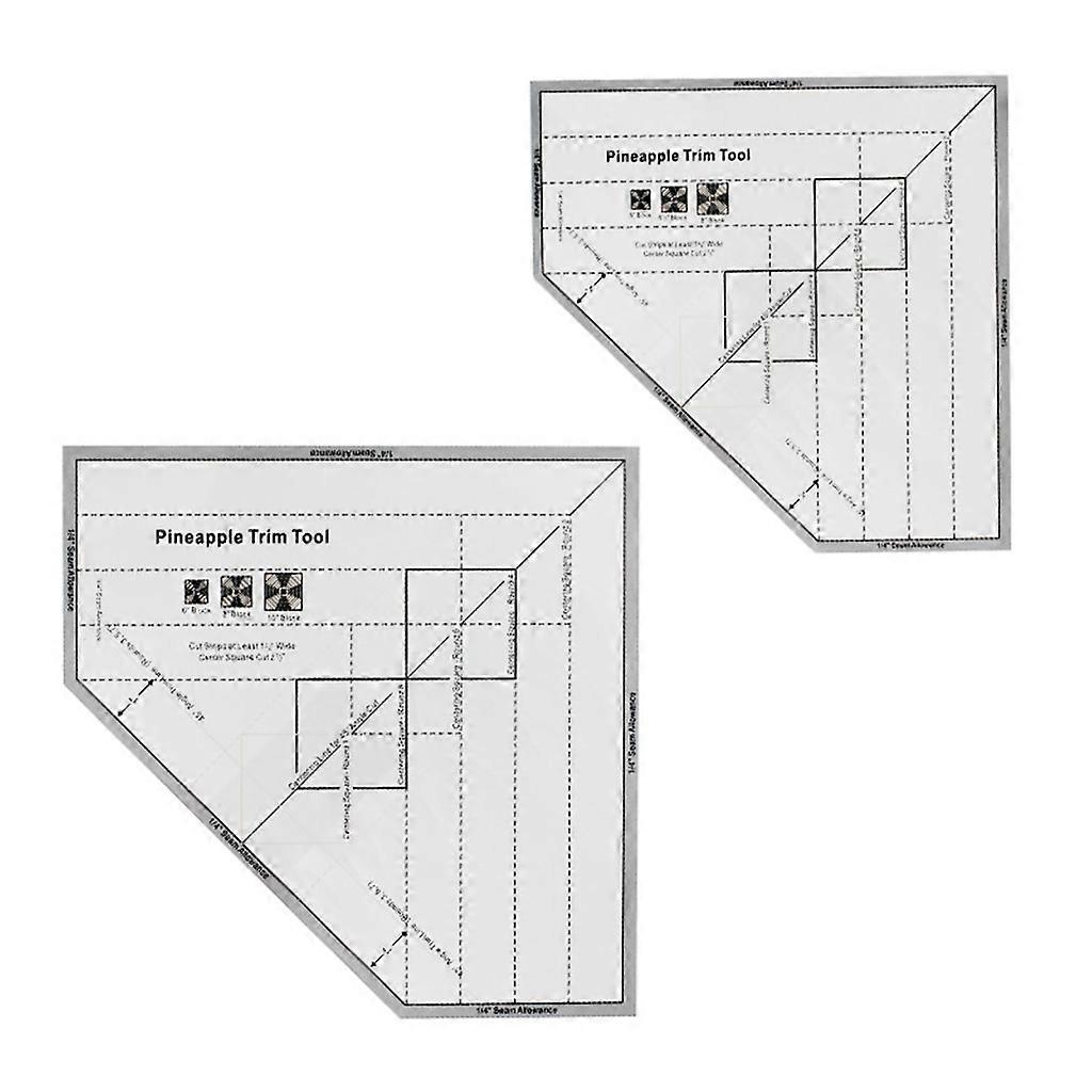 Acrylic Quilt Ruler Diy Multifunctional Sewing Template Ruler for ...