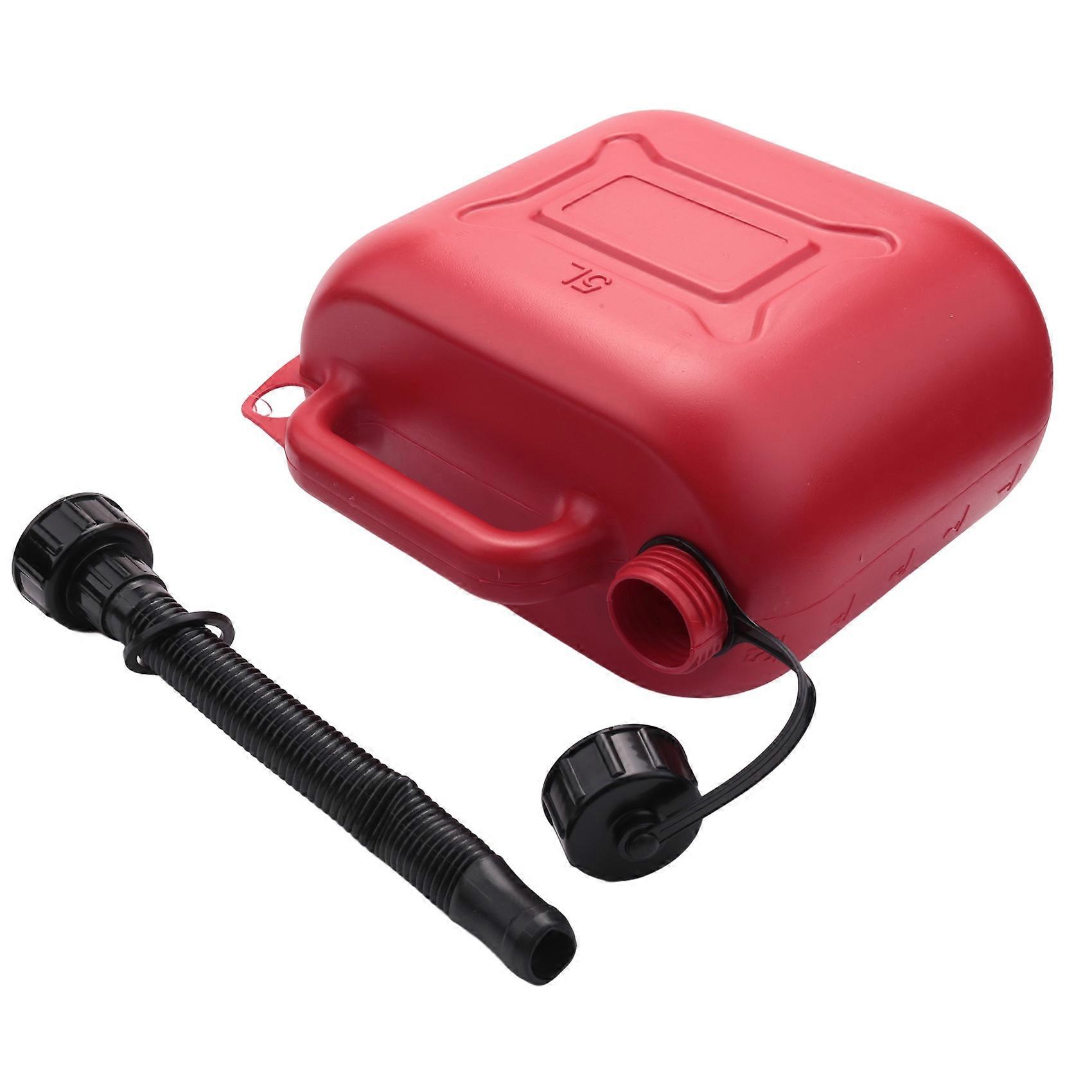5L Car Fuel Tank Can Spare Plastic Petrol Gas Container Anti-Static ...