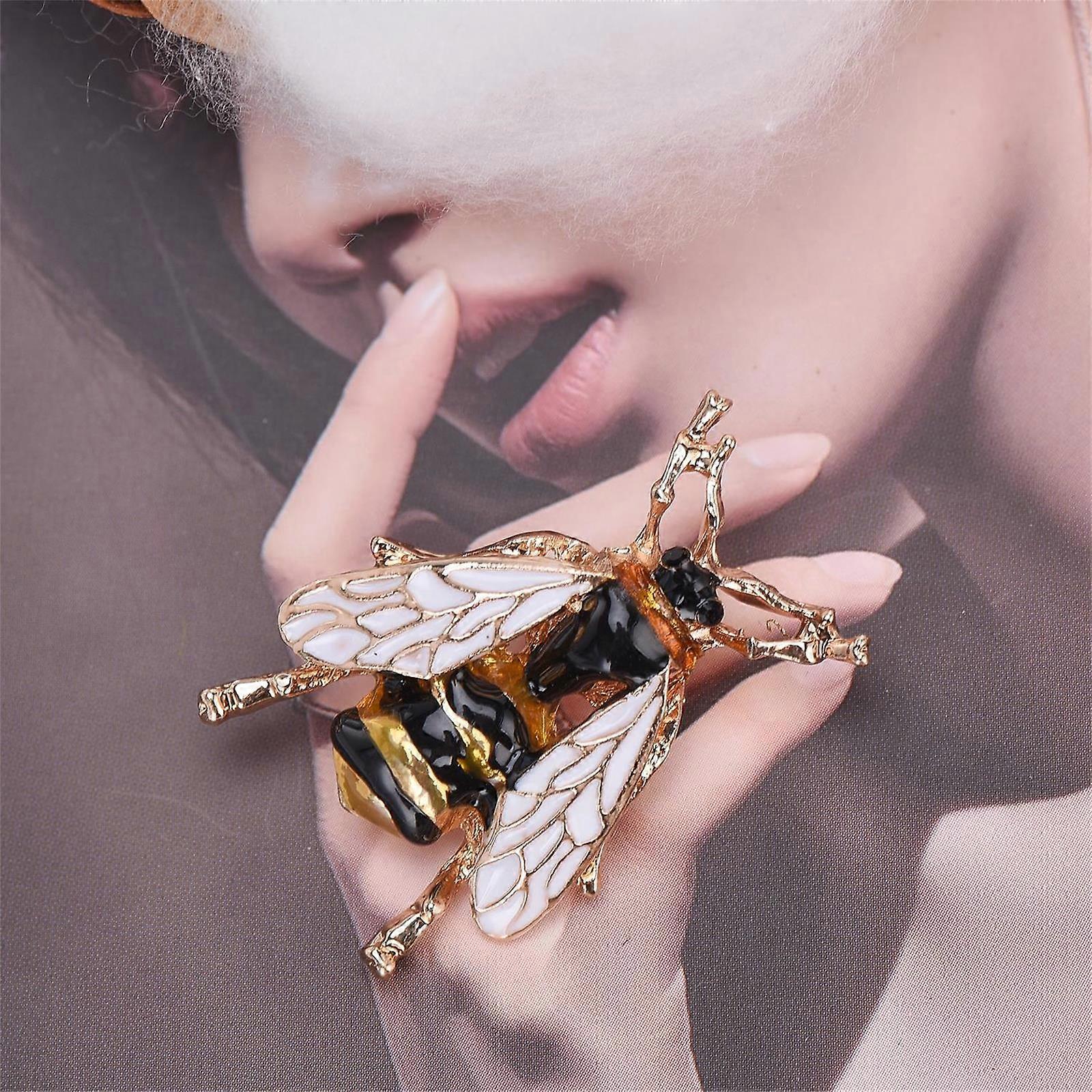 Realistic Bumble Bee Brooch Insect Lapel Pin Broach Fashion Jewelry ...