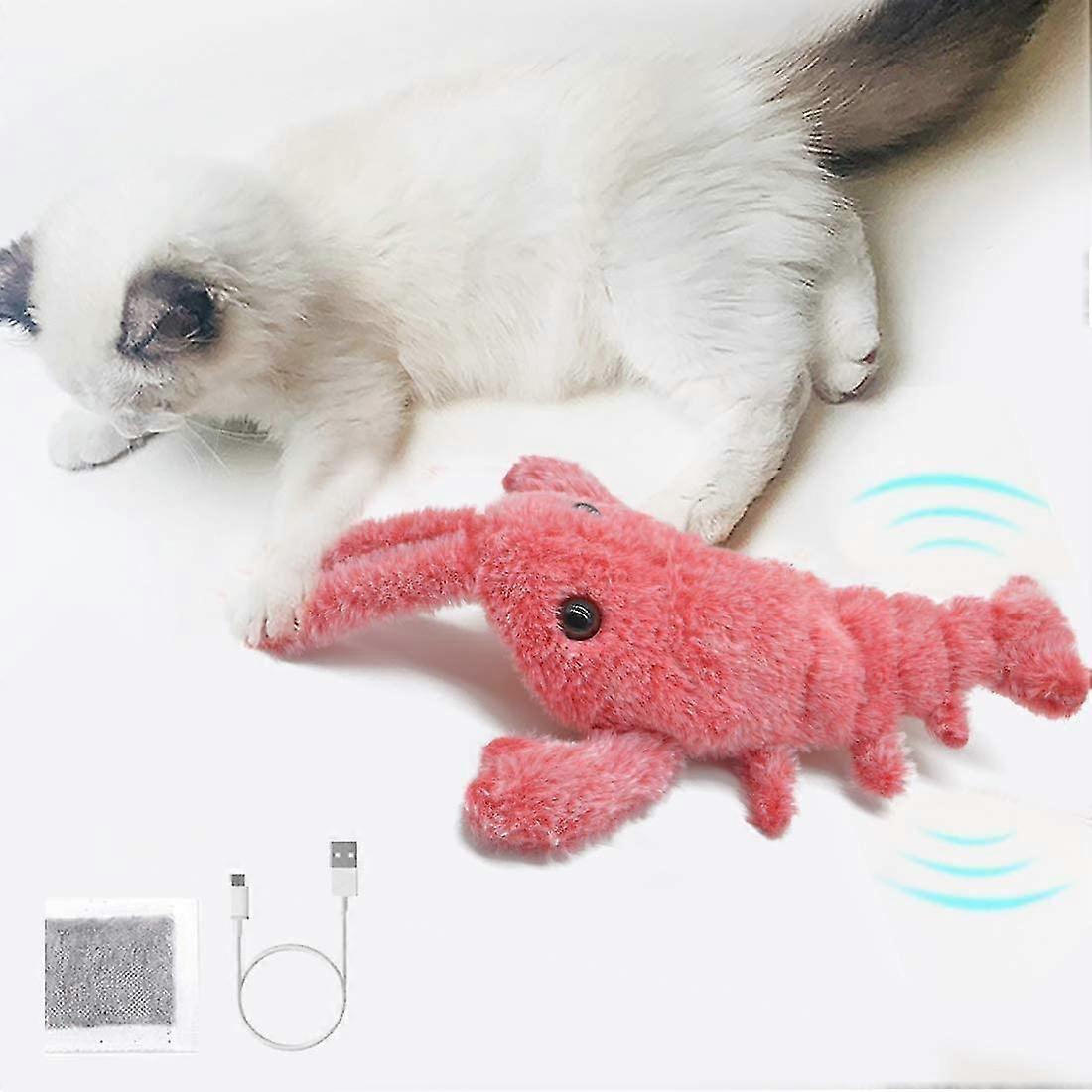 Electric Cat Toy - Interactive Lobster Cat Toy With Motion Sensor And ...