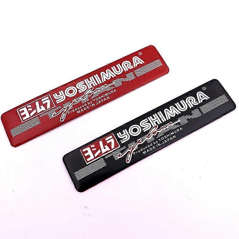 For Yoshimura USA Japan Honda Yamaha Suzuki Motorcycle Exhaust Pipes Decal Sticker Aluminium 3D ...