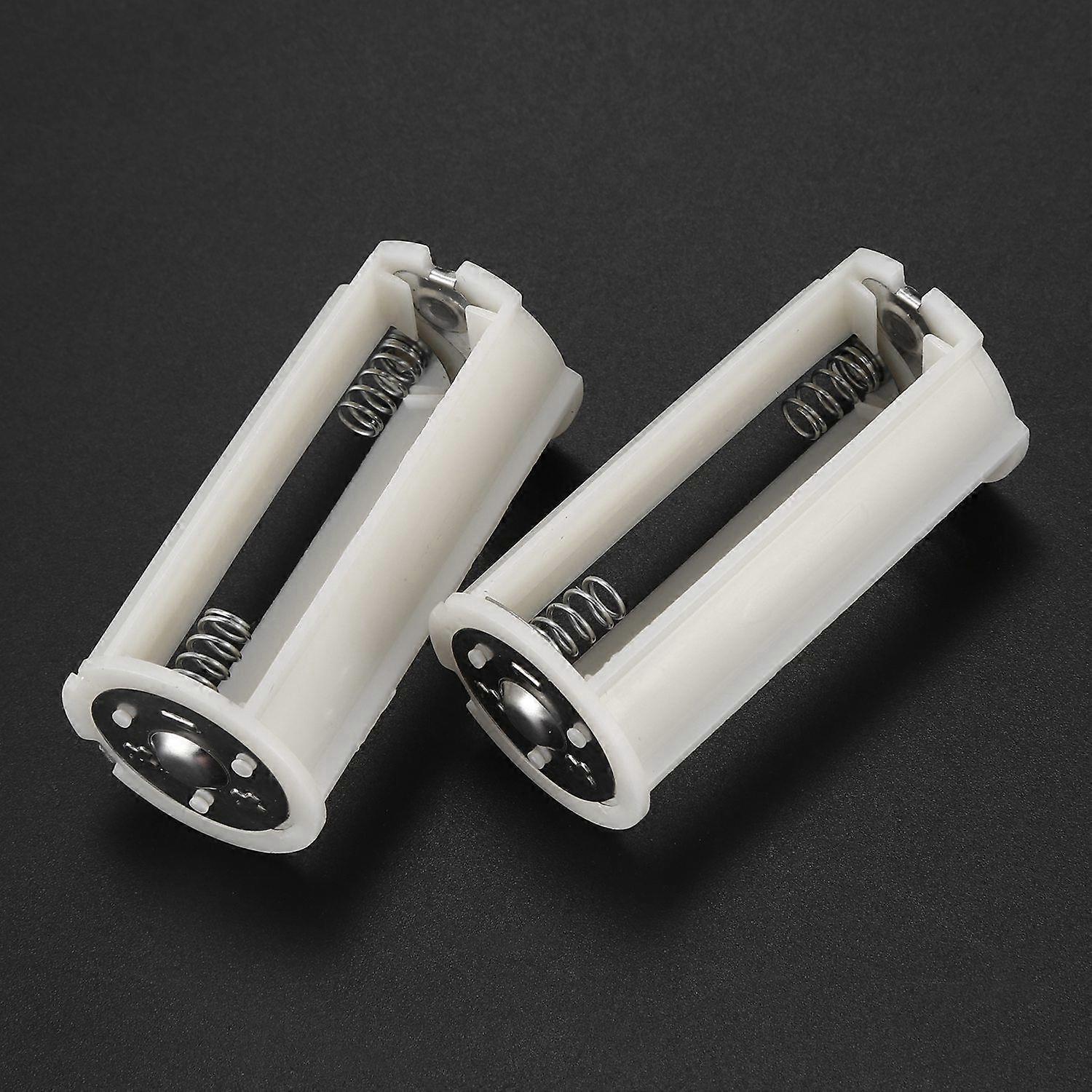 Serial Connection Cylindrical 3x 1.5V AA Battery Plastic Holder 5 Pcs ...