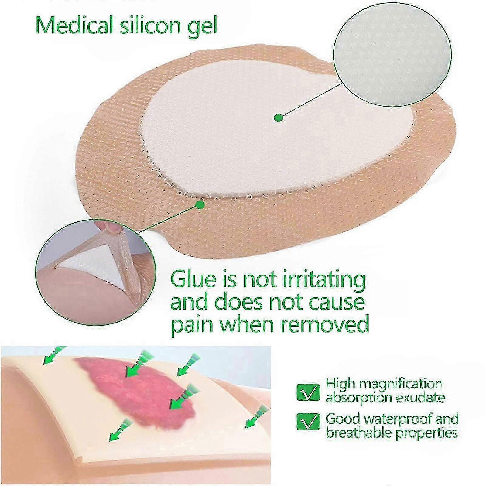 Sacral Foam Dressing With Border For Ulcer, Pressure Ulcer, Butt Bed ...