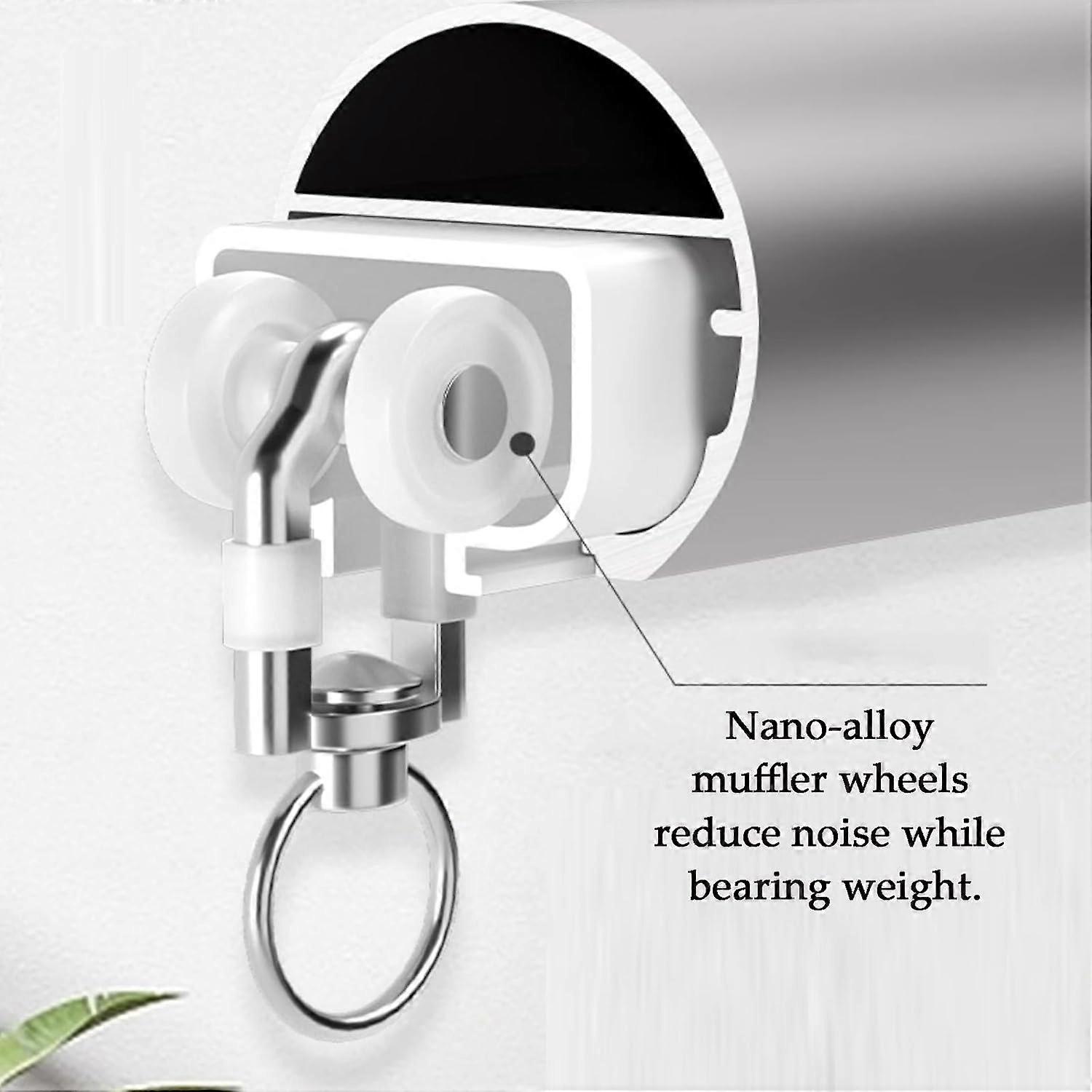 Heavy Duty Curtain Rod Single Track Wall Mount for Living Room Bedroom ...