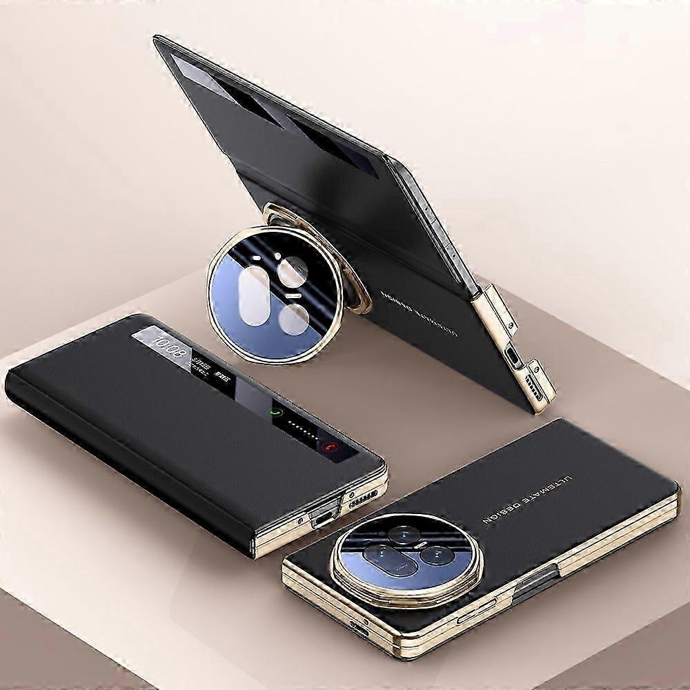 Compatible For Honor Magic V5 5G Case Smart View Window Leather Phone ...