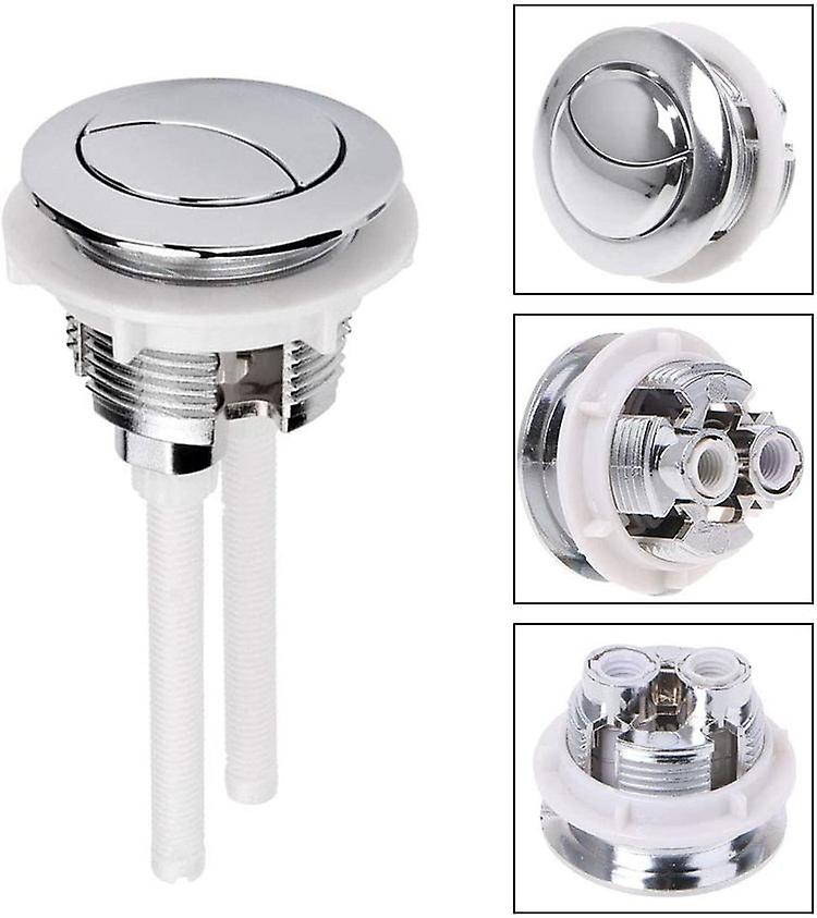 Toilet Buttons 38mm Dual Flush Toilet Flushing Push Buttons High ...
