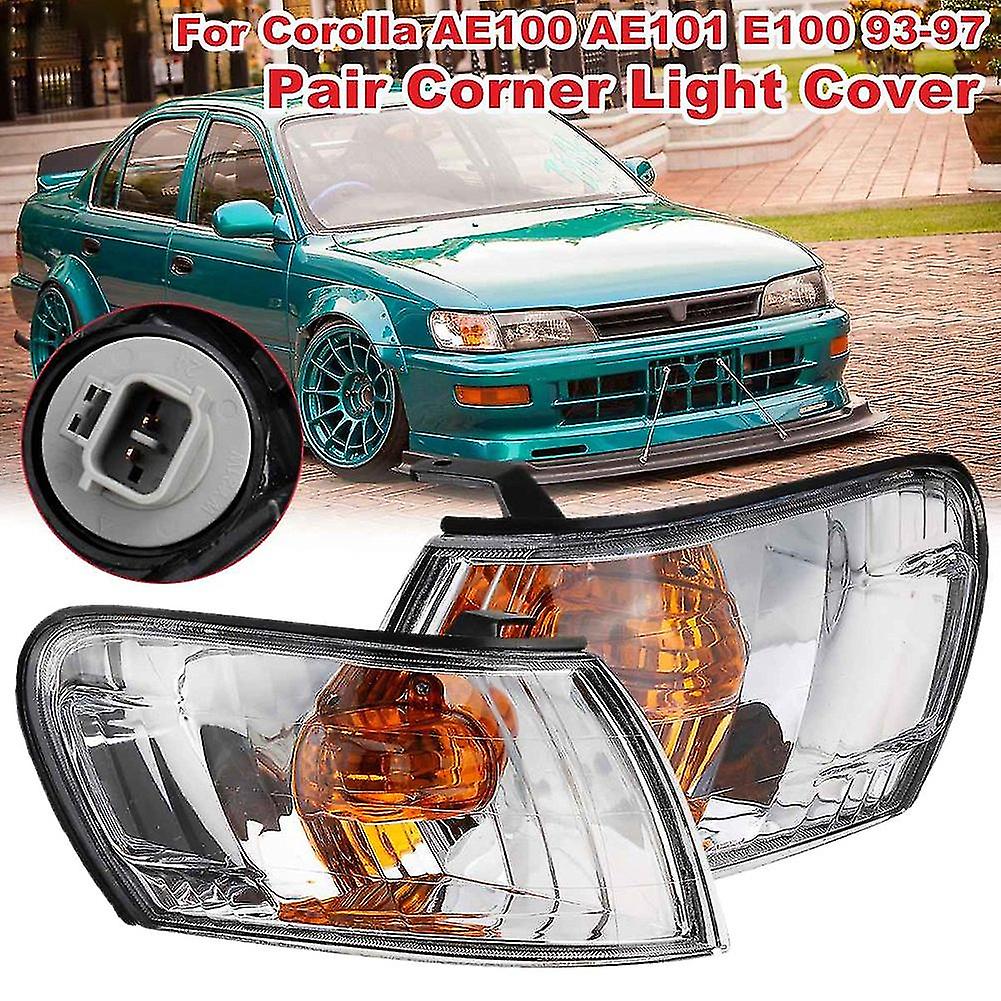 1 Pair Car Front Corner Lamp Light For Corolla Ae100 Ae101 E100 1993 ...
