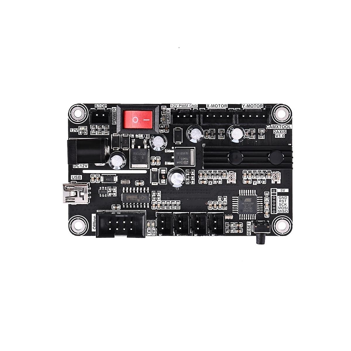 Grbl 2-axis Control Board Usb Port Engraving Machine Control Board 2 ...