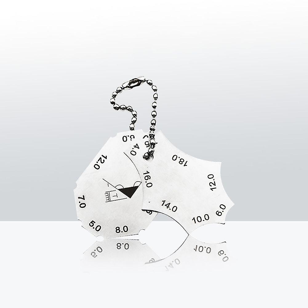 Steel Pocket Welding Gauge Weld Seam Testing Inspection Ruler Welding ...