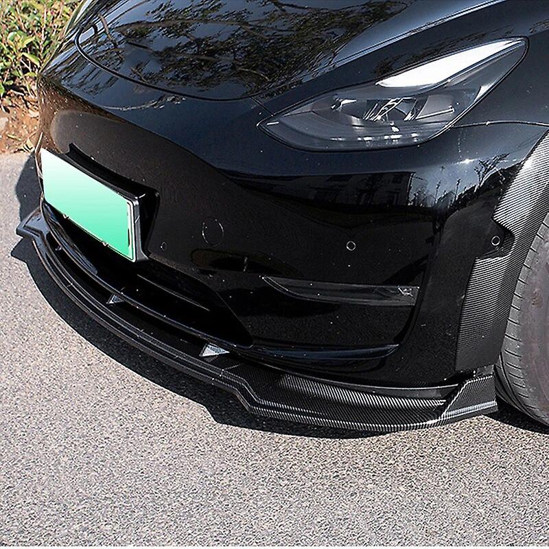 Car Front Bumper Lip Spoiler Diffuser Splitters Body Kit Aprons Cover ...