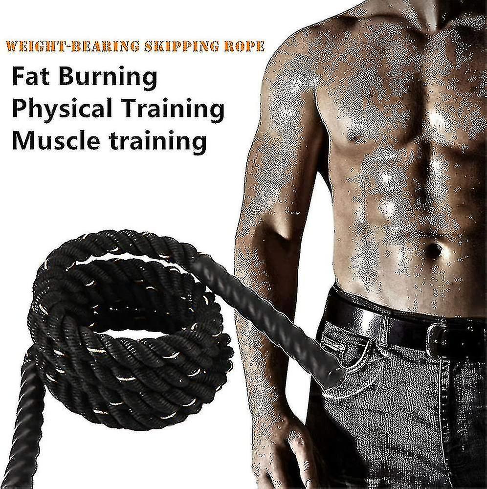 Heavy Skipping Rope, Battle Ropes, Weighted Jump Rope For Men Fitness ...