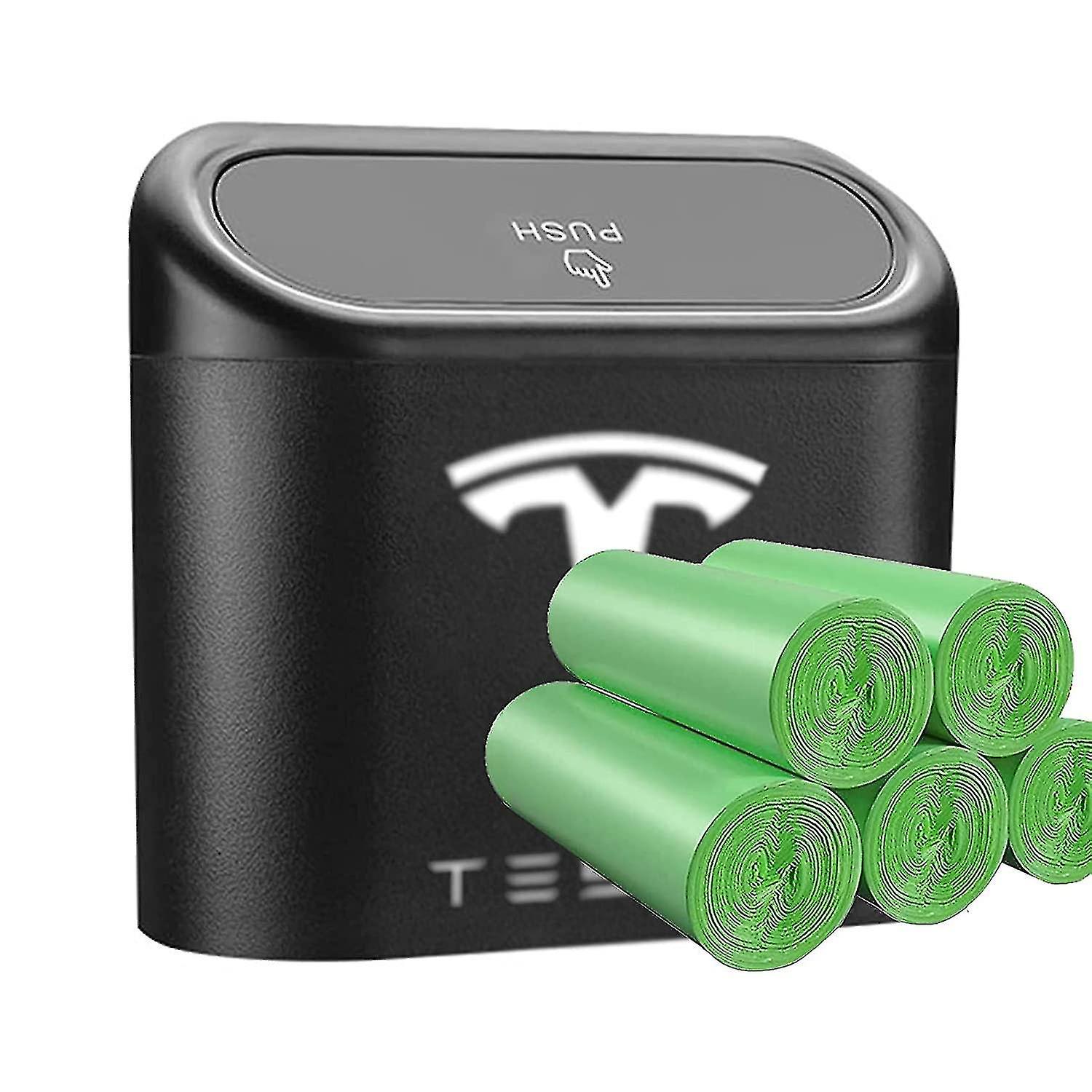 Tesla Trash Can 8 Rolls Of Garbage Bags Mini Tesla Model 3/y/s/x ...