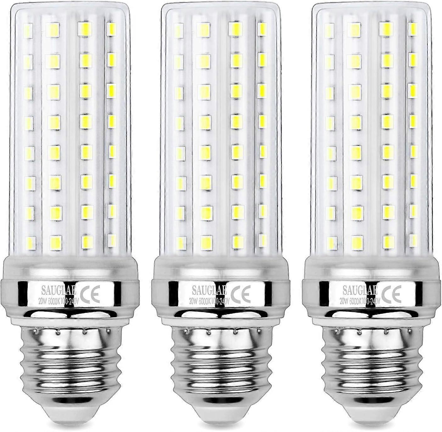 Corn Bulbs LED 20W, Equivalent 150W Incandescent Bulb, 6000K Cool White ...