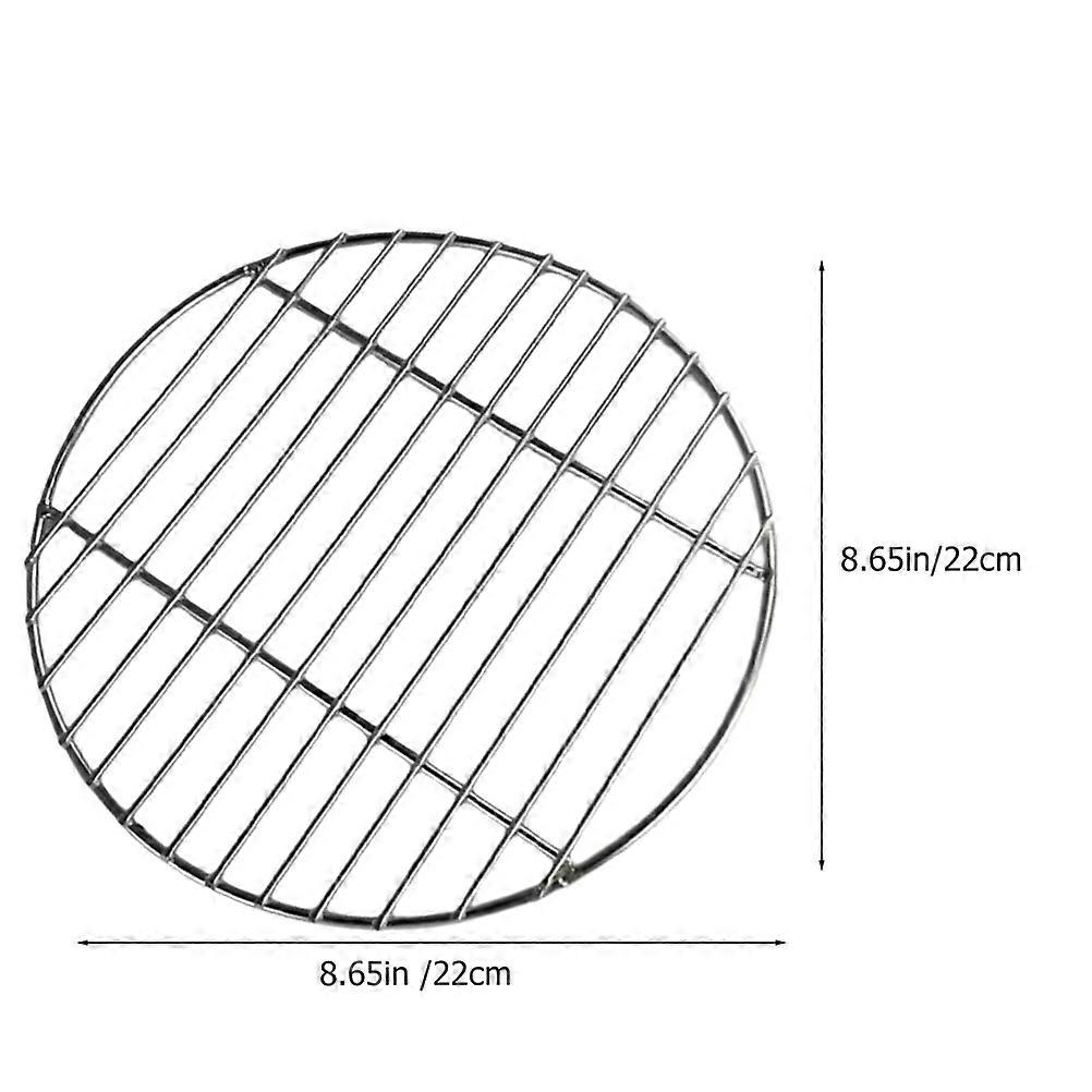 Round Grill Net Stainless Steel Barbecue Mesh Outdoor Grill Mesh BBQ ...