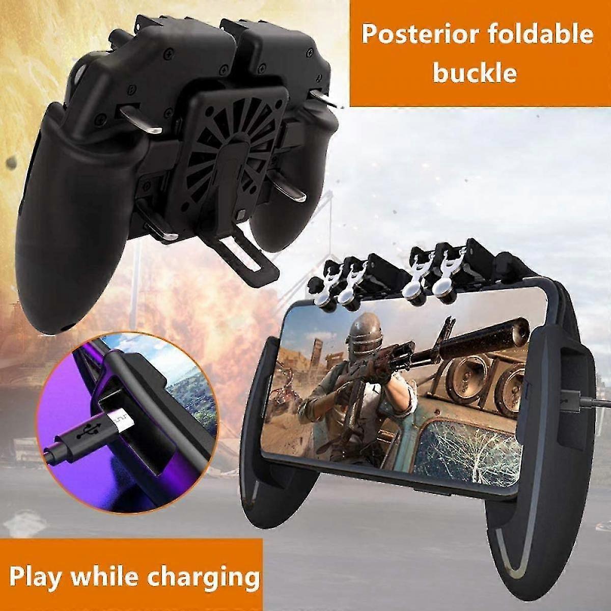[The Latest Version] Mobile Game Controller 4 Trigger with 4000mAh ...