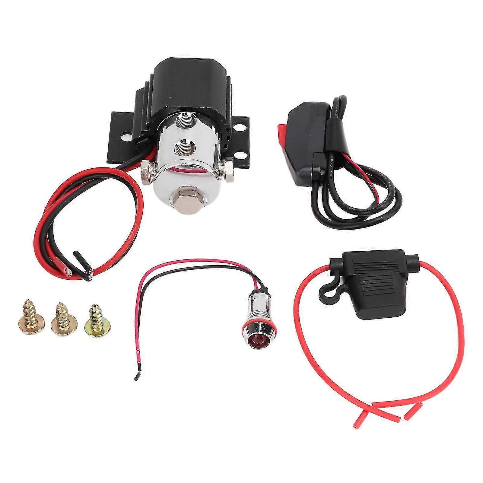 Universal Front Brake Line Lock Kit Electric Roll Control Solenoid Hill ...