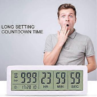 Big Digital Countdown Days Timer Clock - 999 Days Count Down Clock Timer for Graduation Lab ...