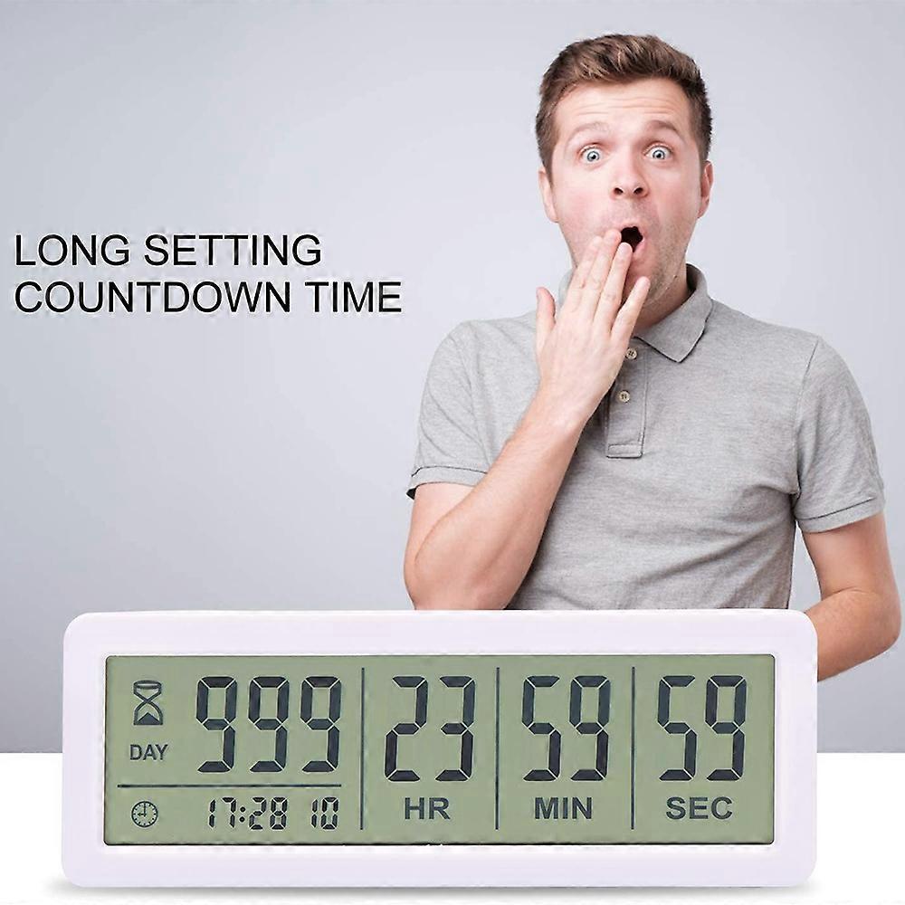 Big Digital Countdown Days Timer Clock - 999 Days Count Down Clock ...