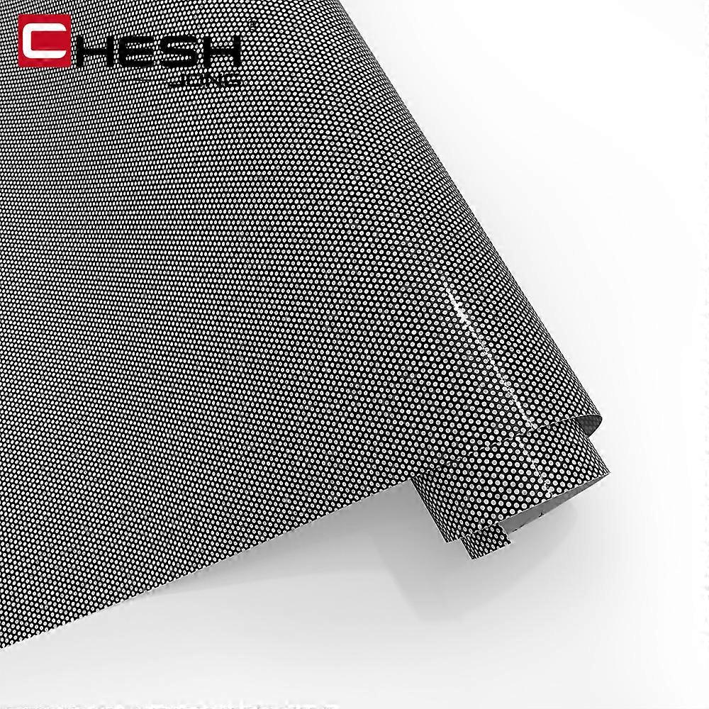Black One Way Vision Fly Eye Tint Perforated Mesh Film Car tint Window ...