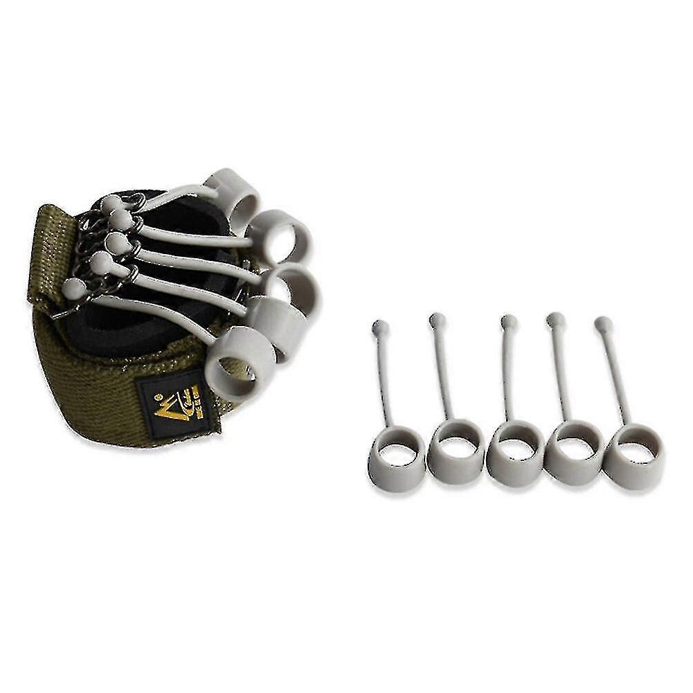Finger Extensor Exerciser Hand Yoga Resistance Band Strength Trainer ...