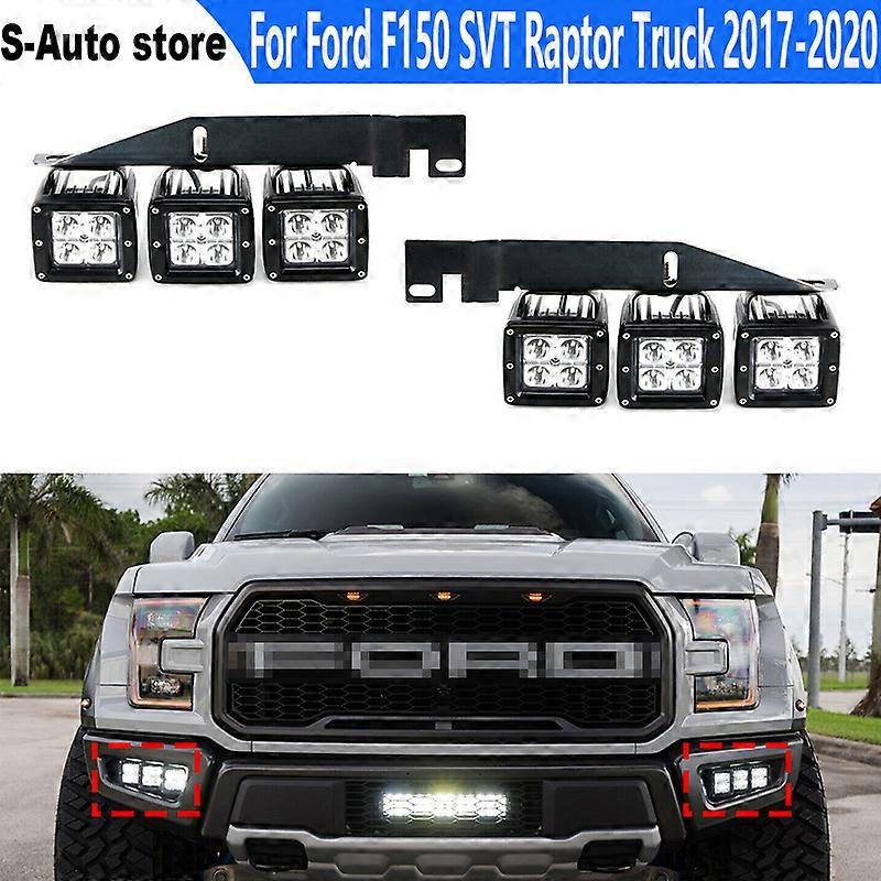 6pcs Front Bumper For Ford F150 SVT Raptor Truck 2017 2018 2019 2020 ...
