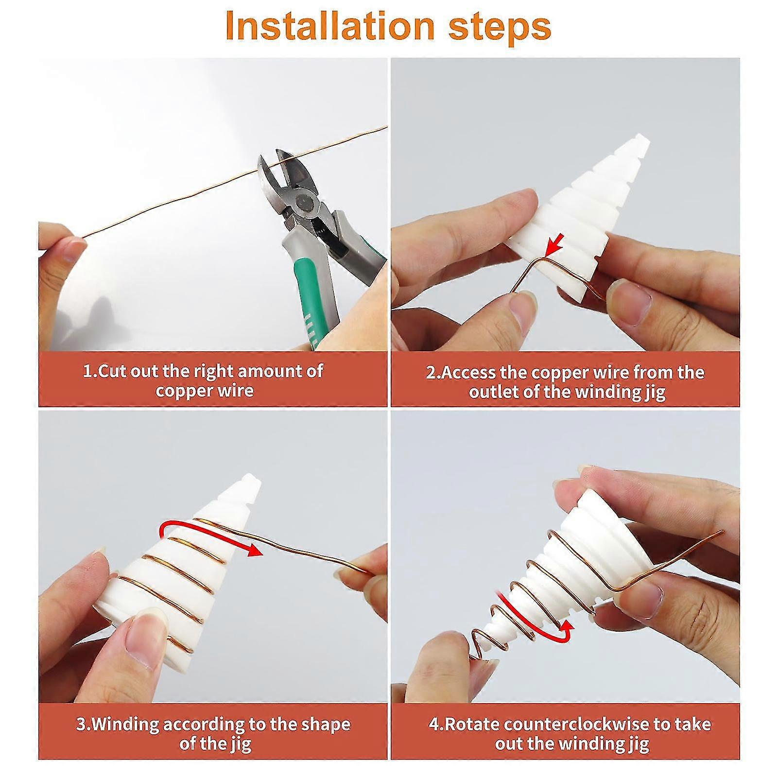 Pure Copper Wire Electroculture Gardening Set Enhance Plant Growth Coil ...