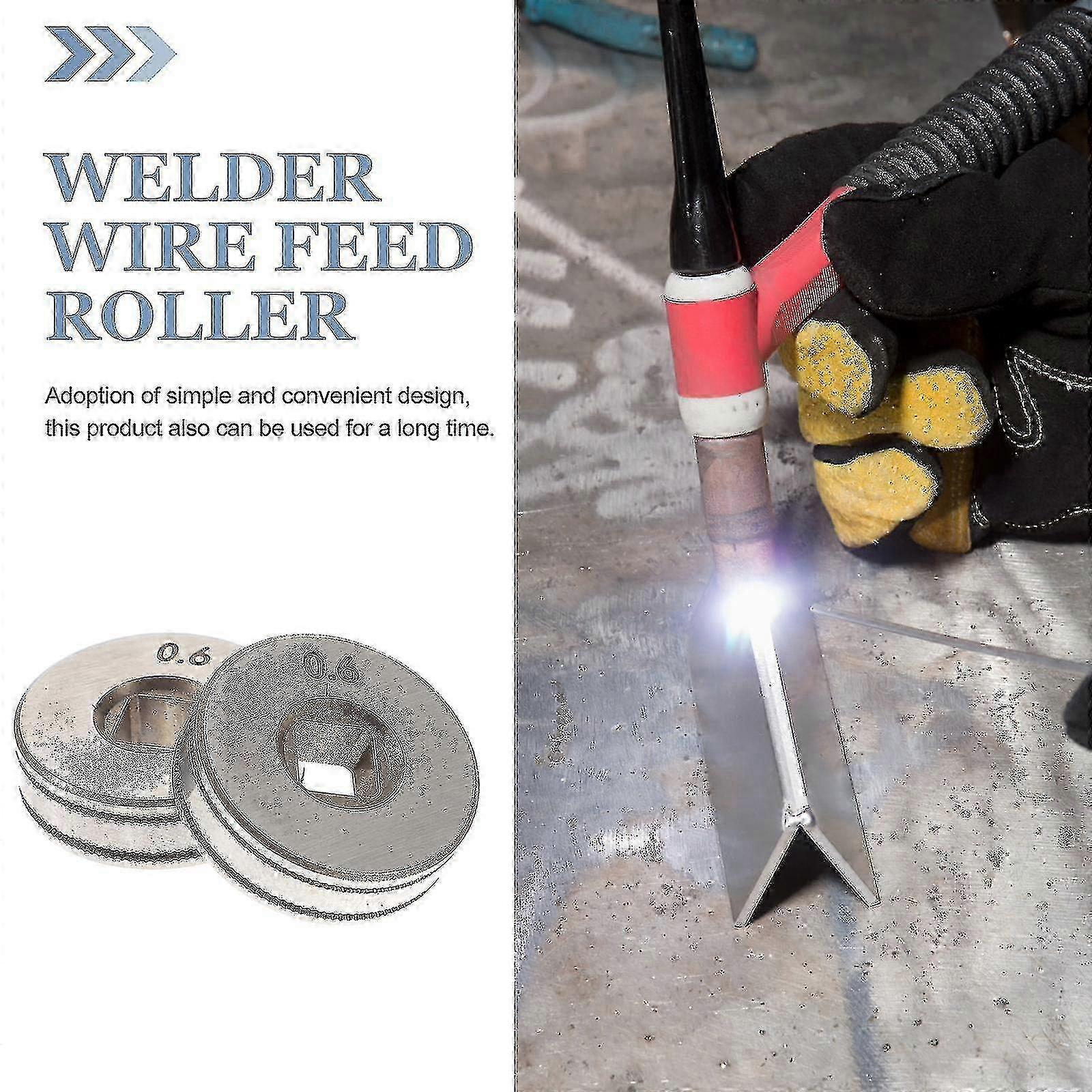 2pcs Welder Wire Feed Drive Roll Wheel 06/08 Welding Machine Wire Feed ...
