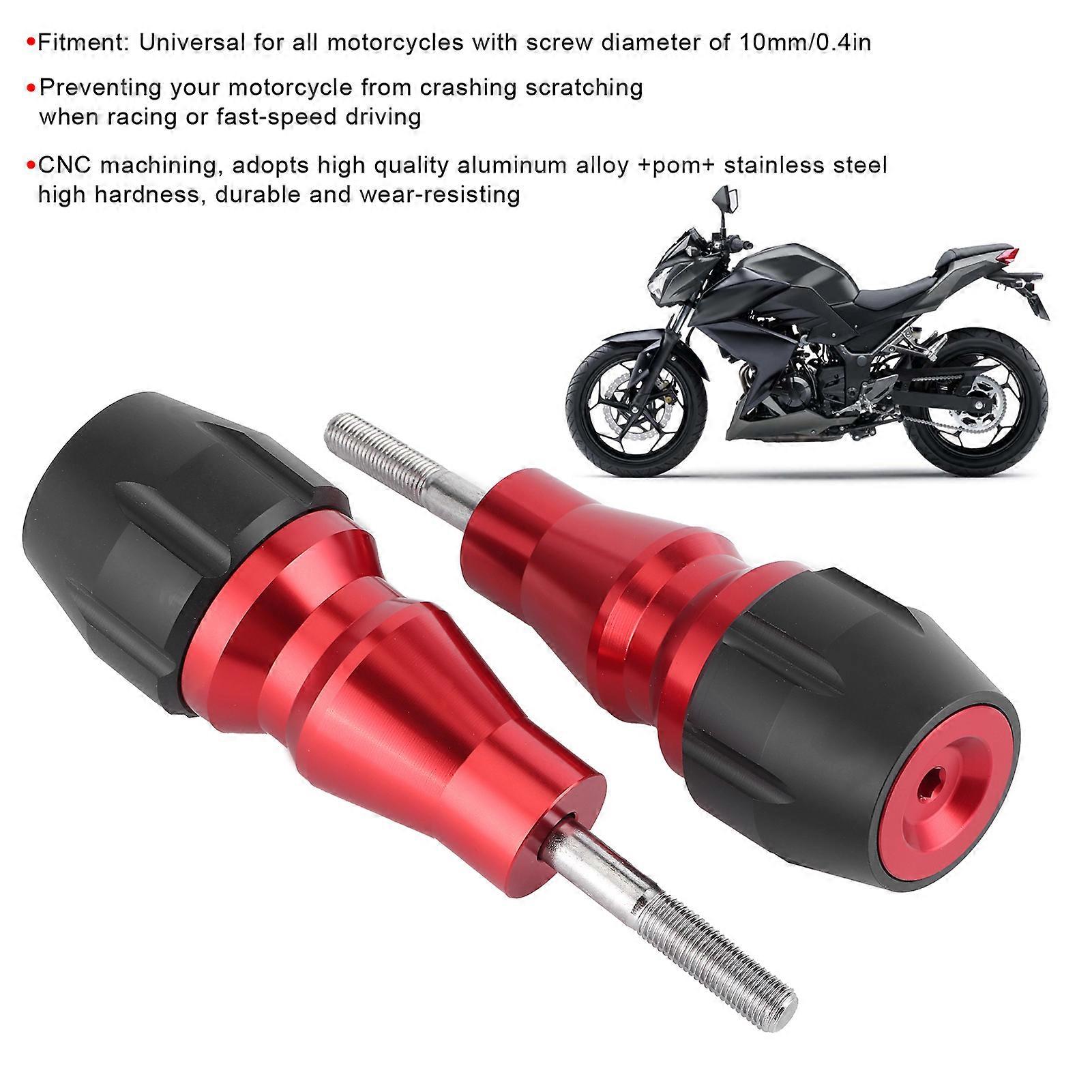 Universal Motorcycle Exhaust Crash Pad 10mm Protector Frame Slider ...