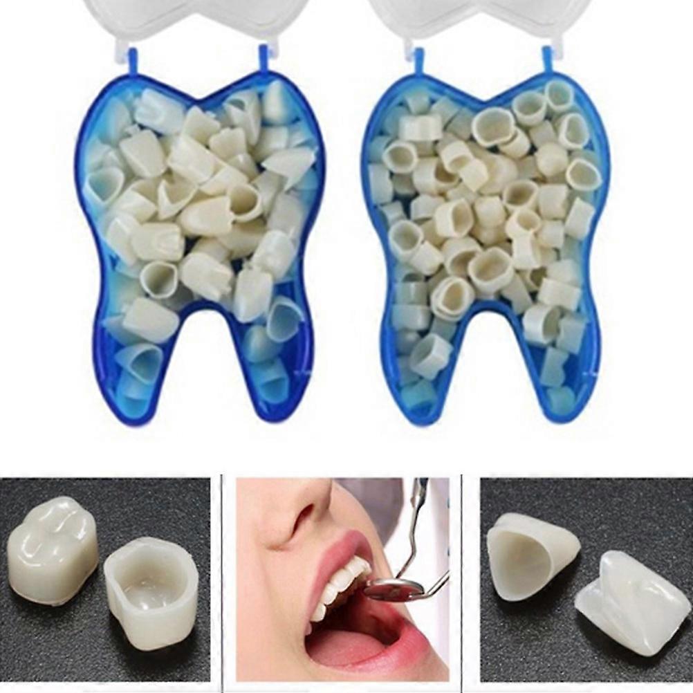 1 Box Dental Temporary Crown Veneer Porcelain Teeth Front Back Molar ...