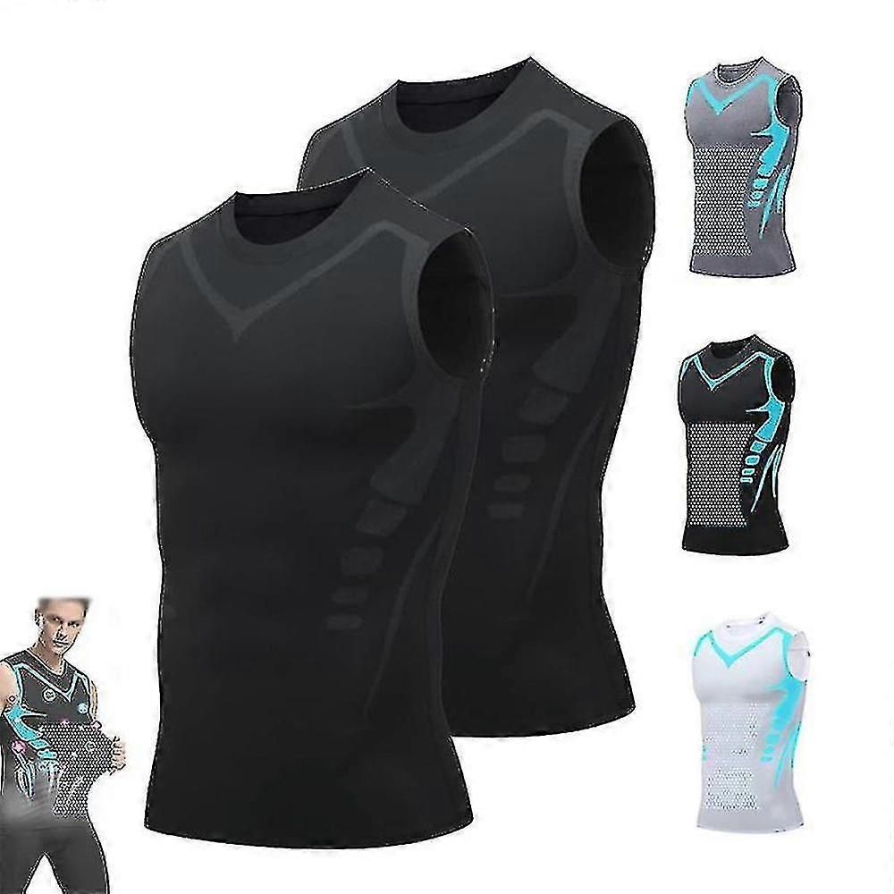 Posture Corrector Vest For Men, Ionic Shaping Sleeveless Shirt | Fruugo UK