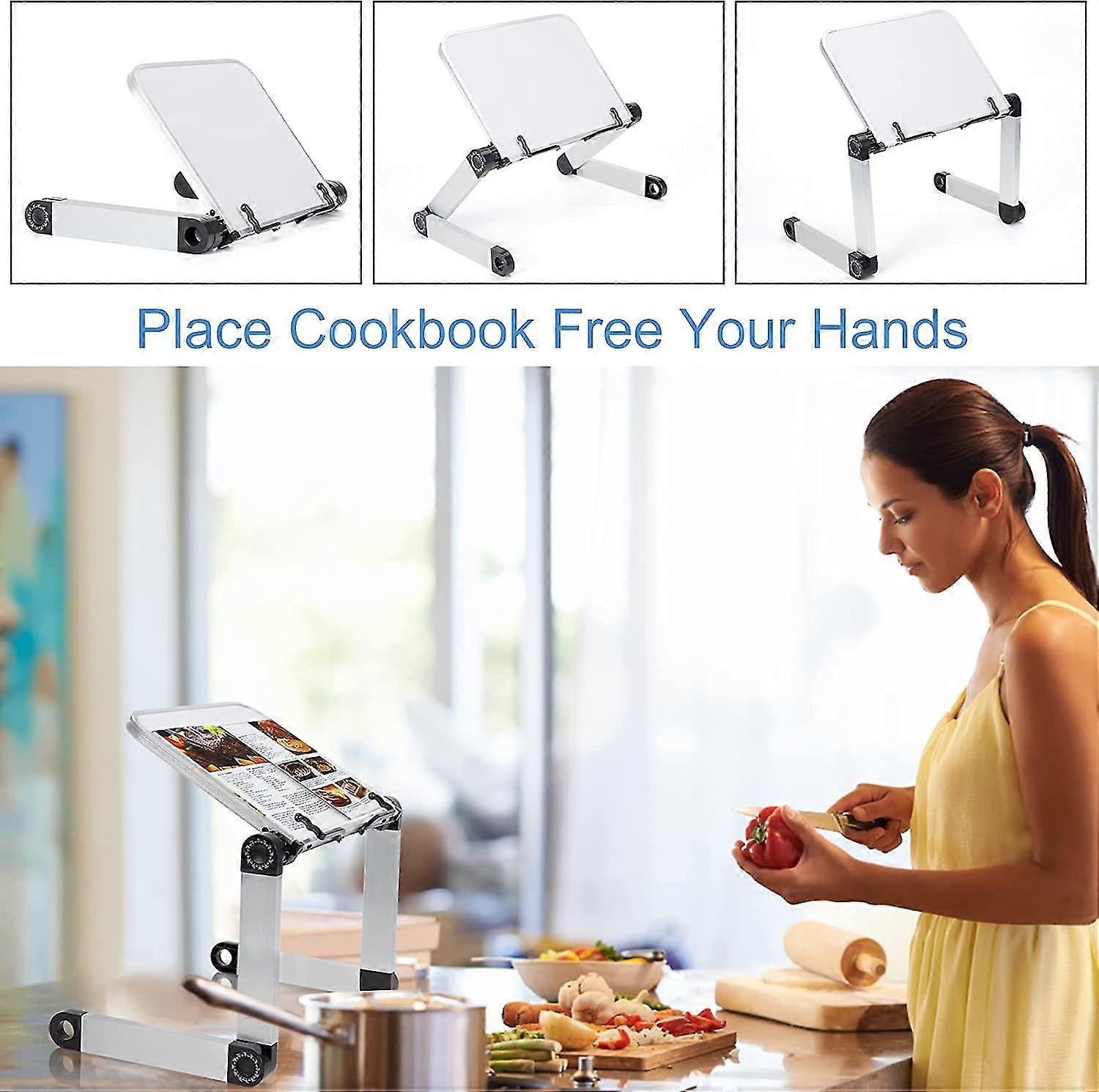 Adjustable Reading Book Stand Lectern Ergonomic Cookbook Lectern Book ...