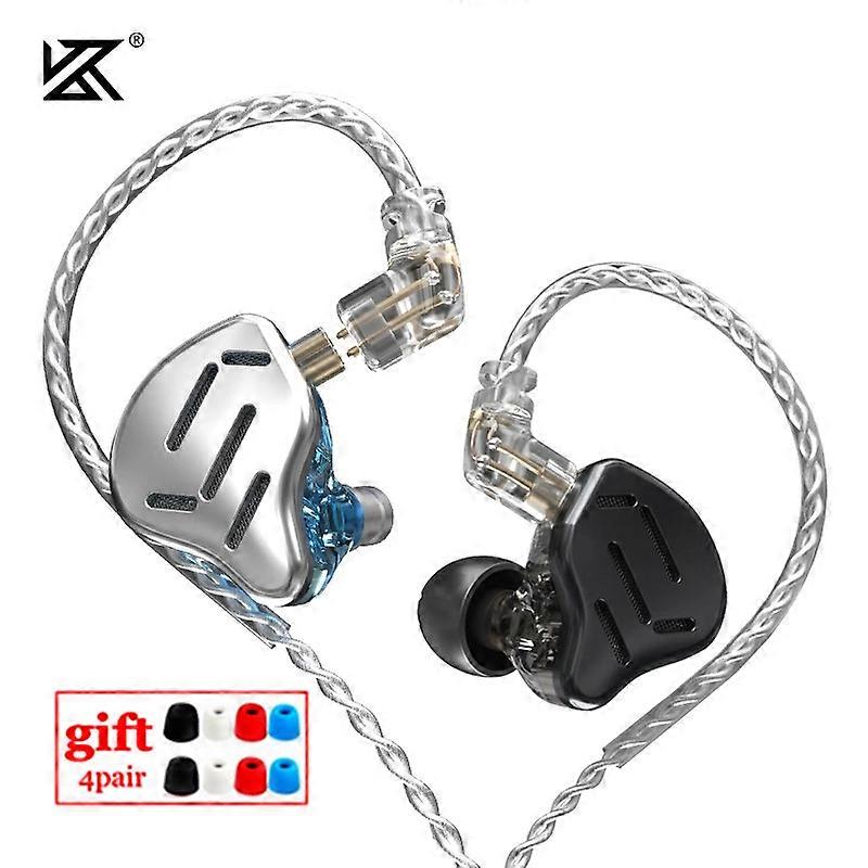 ZAX 7BA 1DD 16 Unit Hybrid In-ear Earphones Metal HIFI Headset Music ...