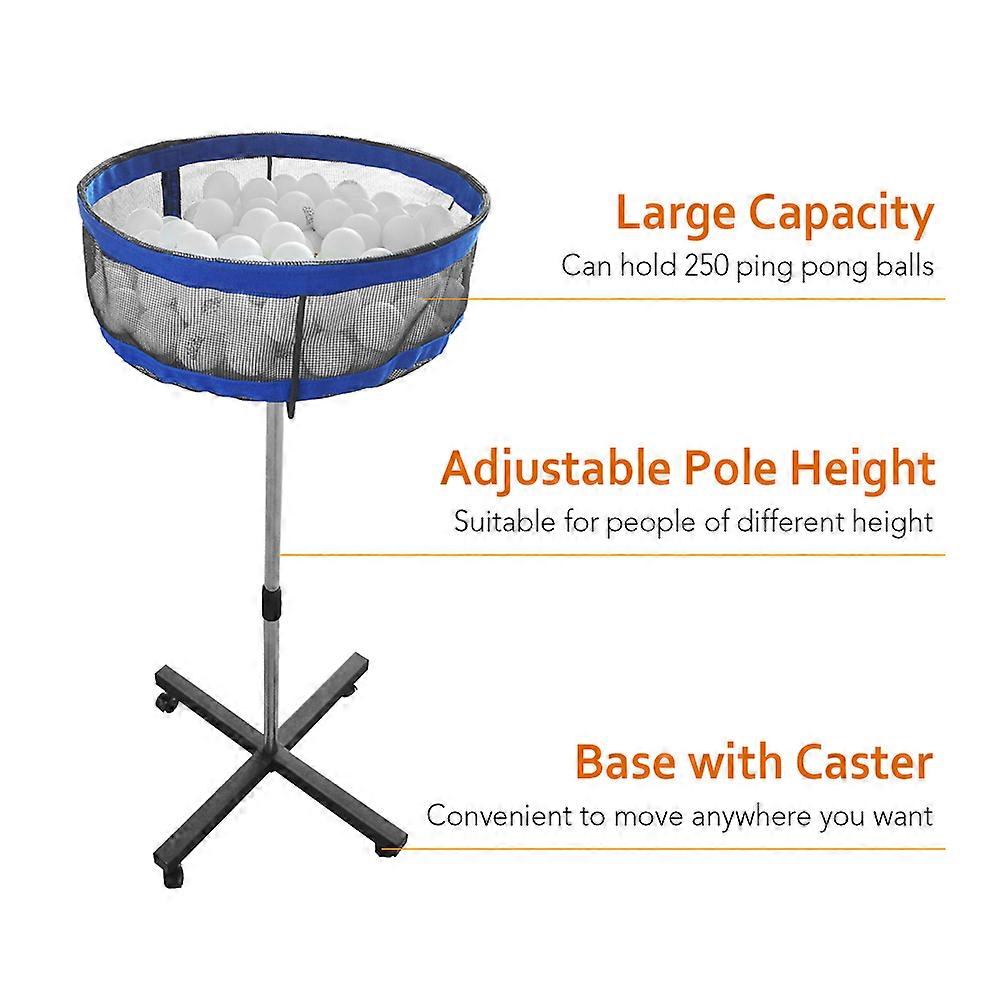 Professional Movable Multi-Ball Storage Stand with Mesh Case Adjustable ...