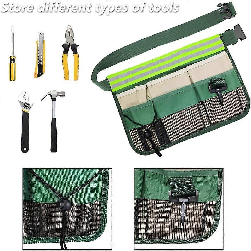 Gardener Tool Belt Portable Garden Tool Belt Multi Compartment Kit for ...