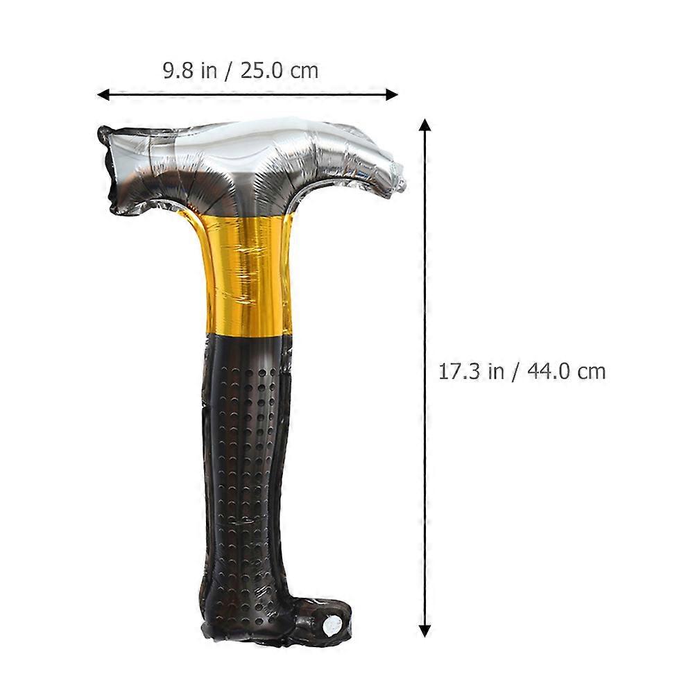 12pcs Theme Party Decorative Balloon Inflatable Hammer Balloons Drill ...