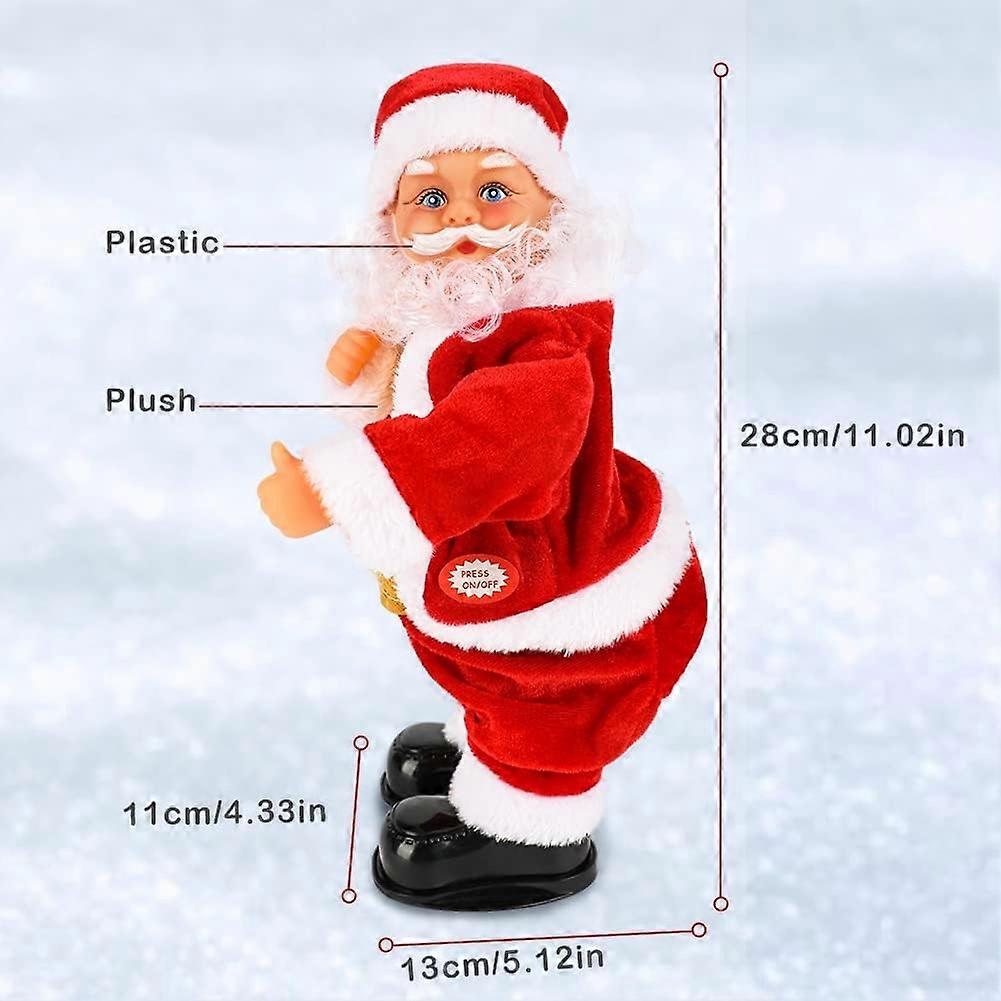 2024 New Electric swing hip Santa, musical Santa toy battery powered ...