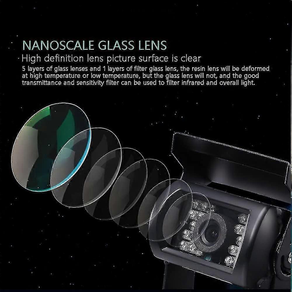 Rear View Camera 4 Pin Connector 12v 24v Waterproof Night Vision Camera ...