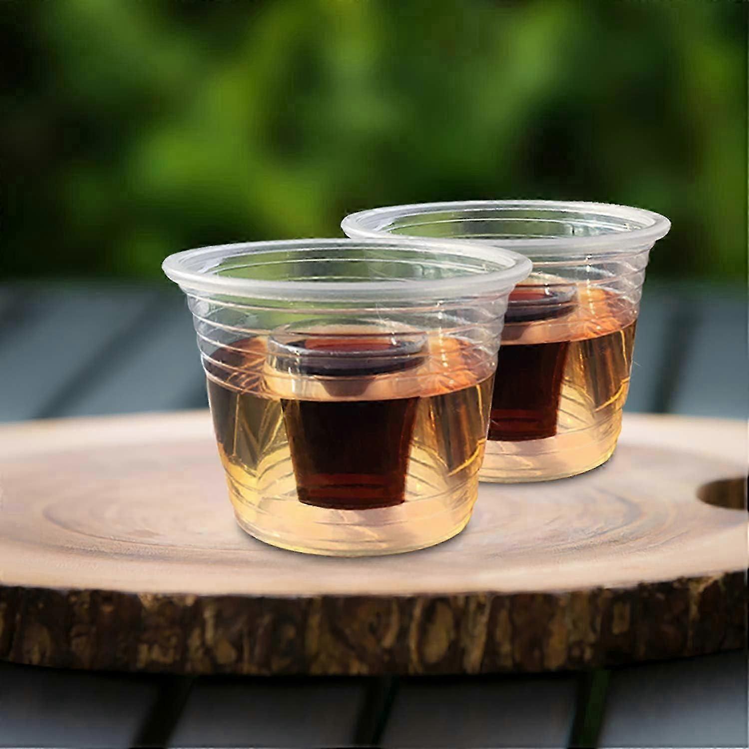 Soft Plastic Bomber Cups, 3oz, 100-Pack, Jager Blaster Power Bombs ...