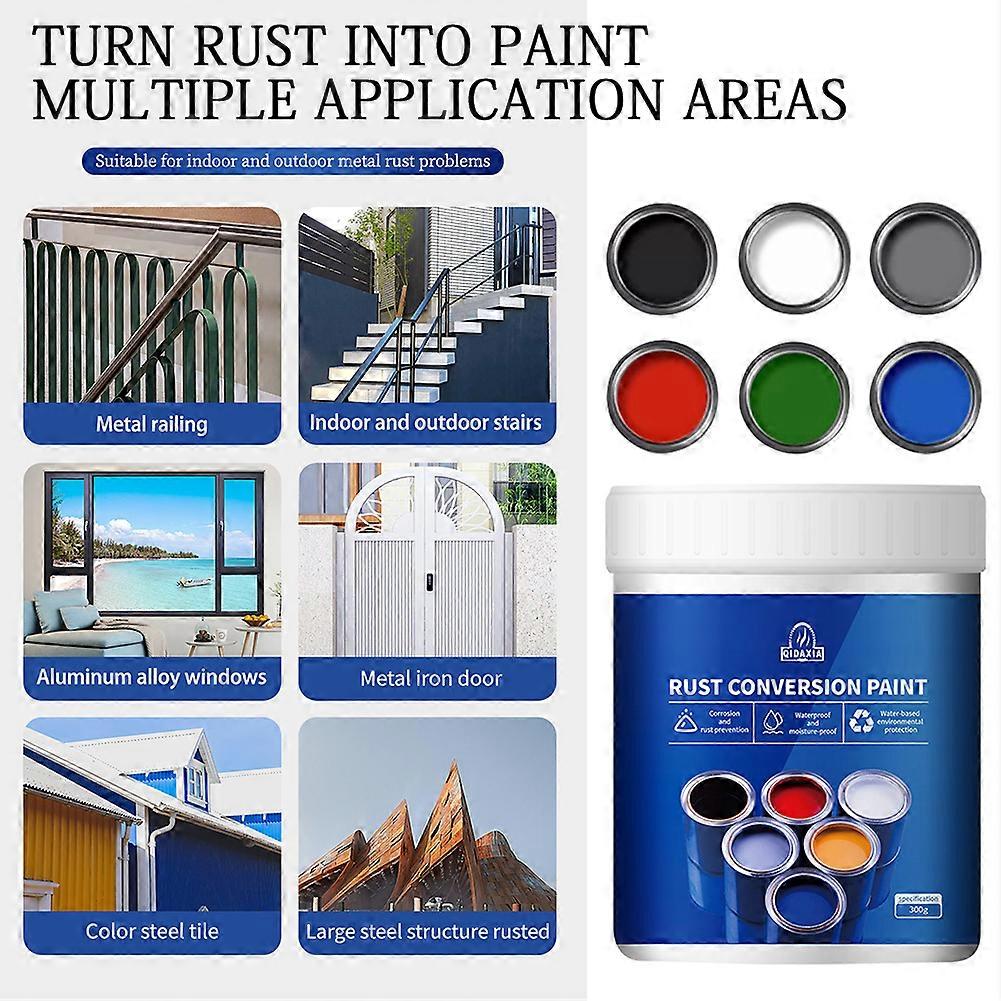 Water-Based Anti-Rust Metal Paint, Rust-Free Conversion Paint, Color ...