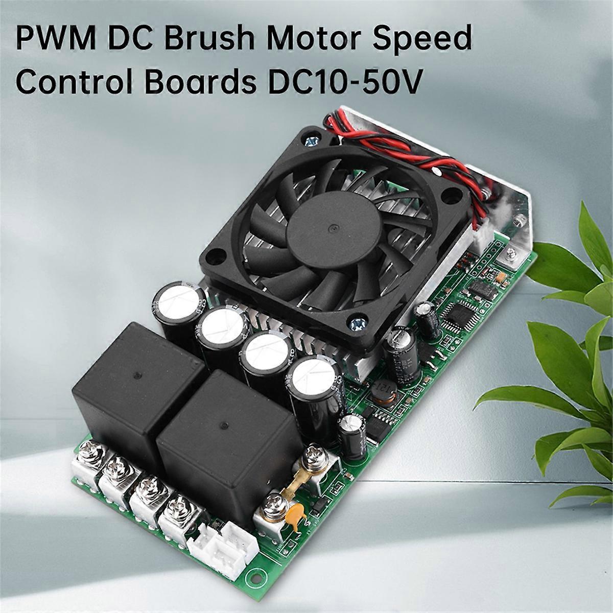 Wide Voltage DC10-50V 100A 3000W PWM DC Brush Motor Speed Controller Programmable PLC Controlled ...