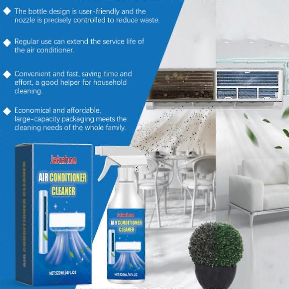 Air Conditioning Cleaning Spray Deodorizer Radiators Fan Cleaner Coil ...